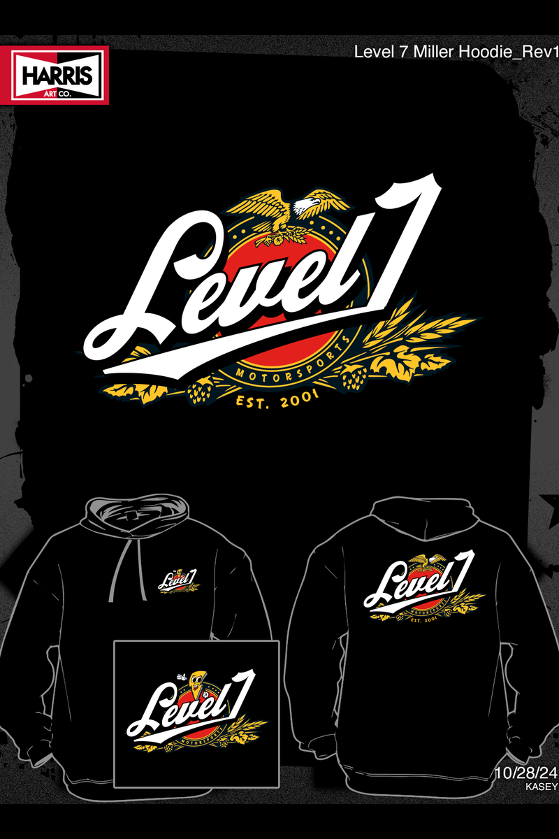 Level 7 Eagle Sweatshirt – Level 7 Motorsports